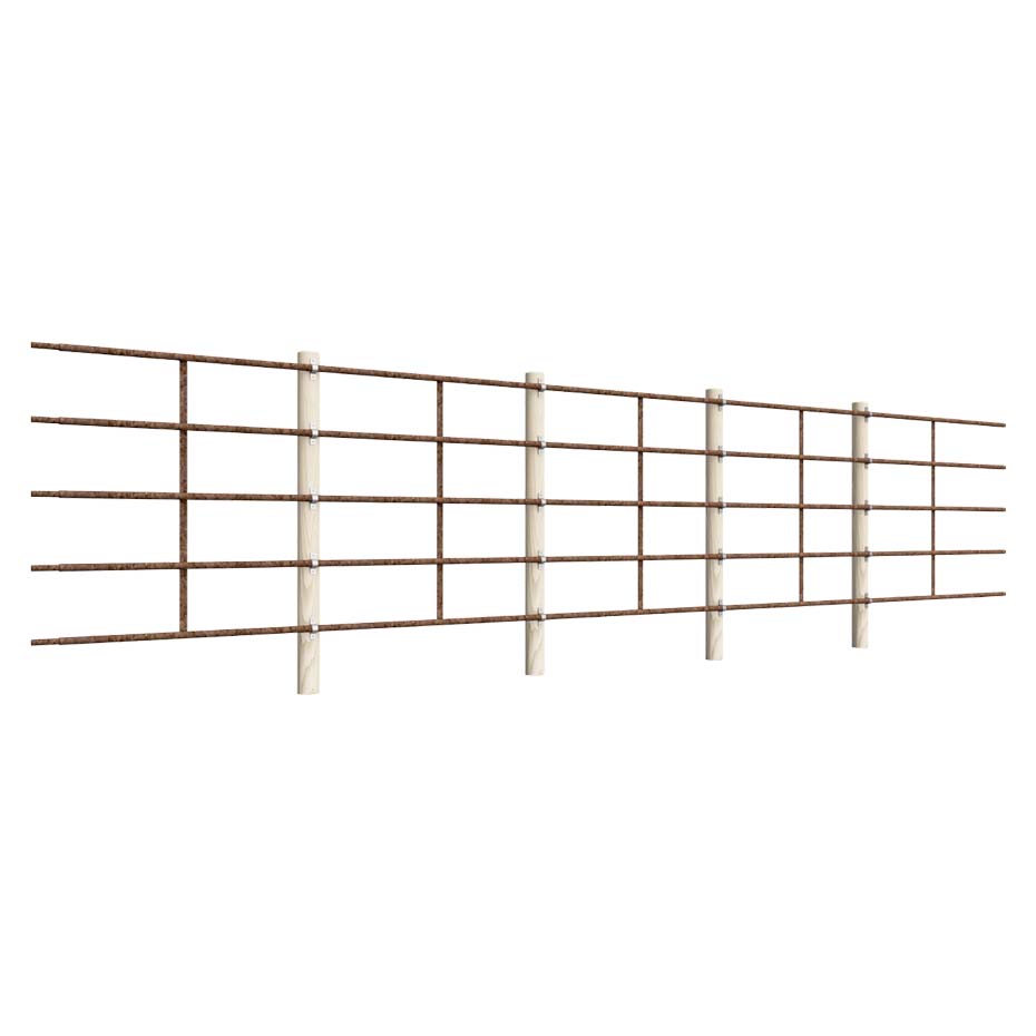 Continuous Fence Panels & Rails – Butterfield Ranch & Supply